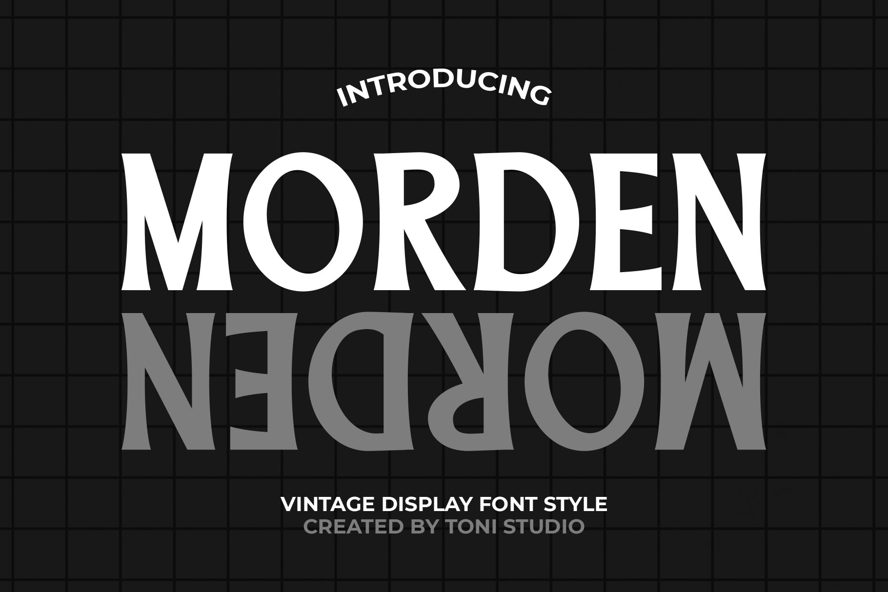 Morden Font by Toni Studio