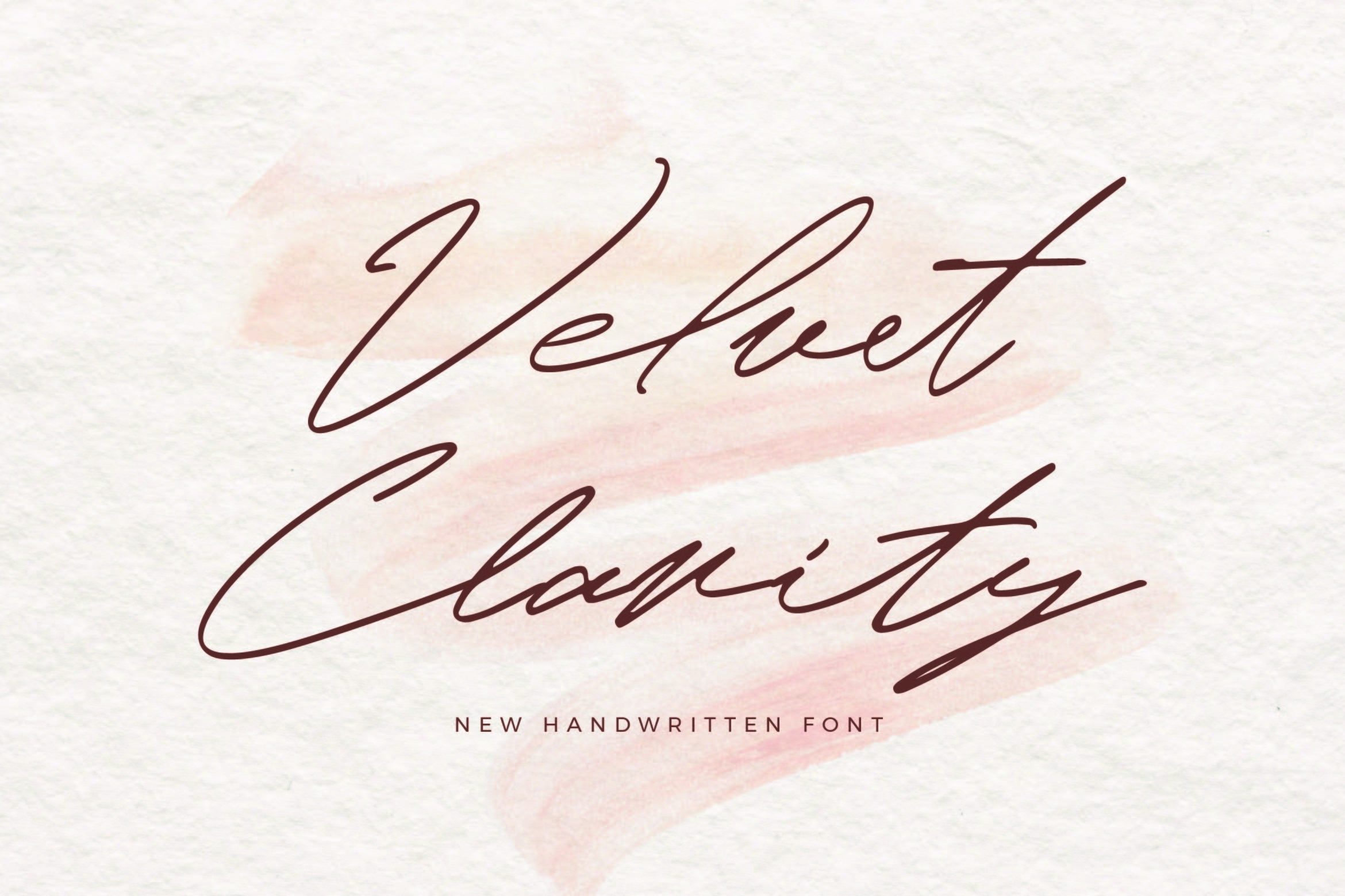 velvet clarity || Font by toni studio