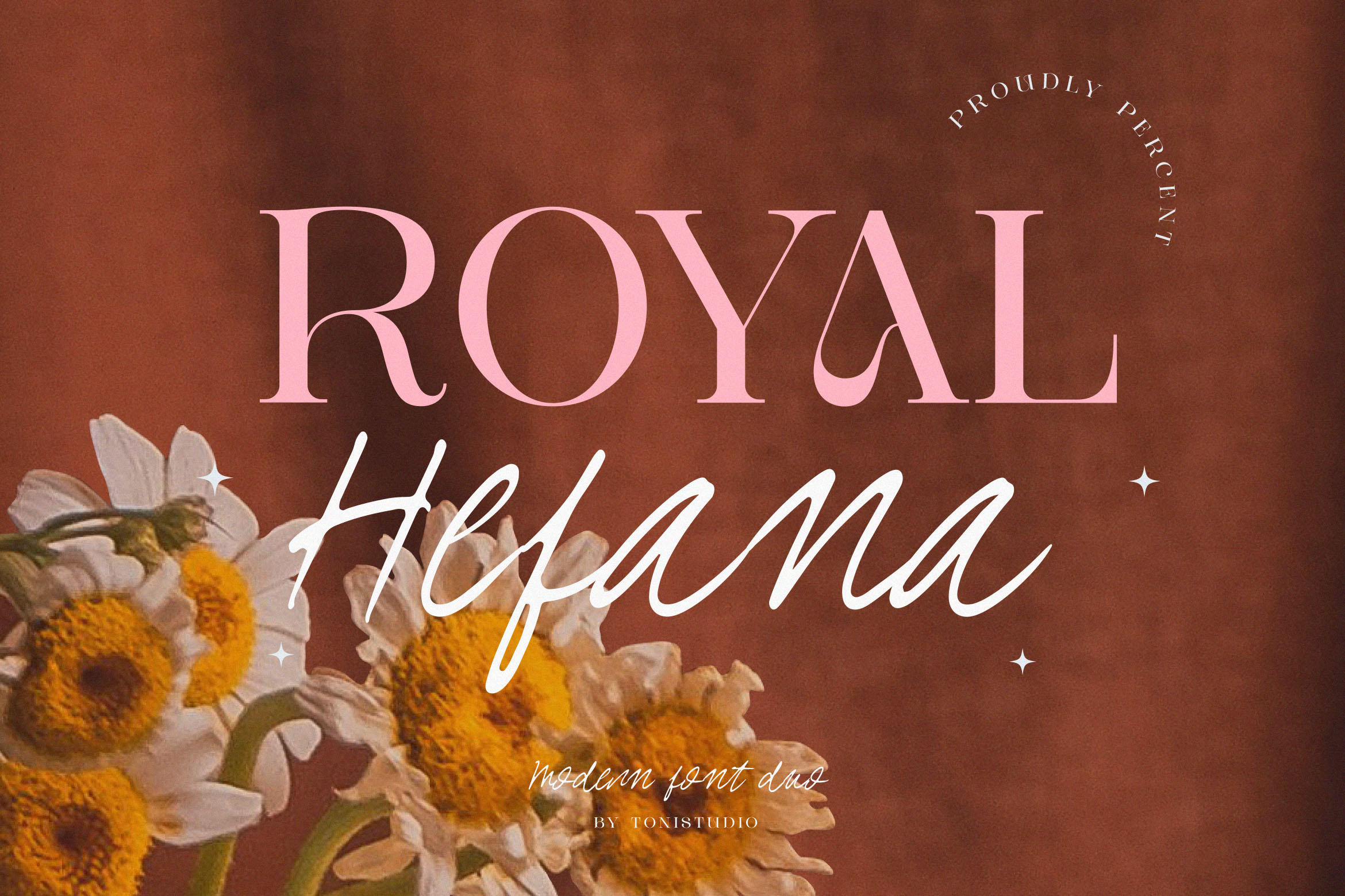 Royal Hefana || font duo - Toni Studio